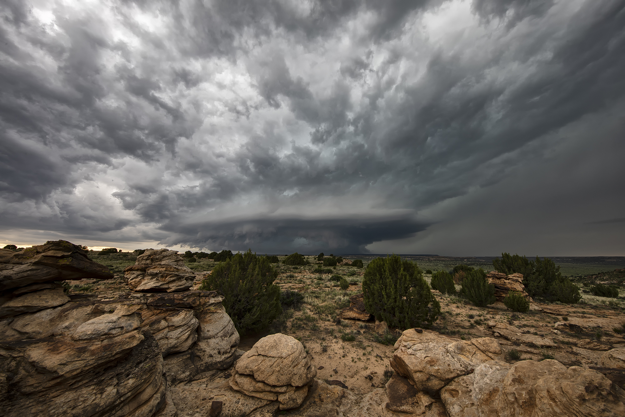 June 11th Raton Mesa, CO Tornado Warned Supercell